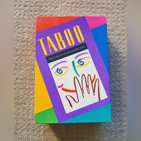 Taboo | Games | Vintage Taboo Board Game | Poshmark